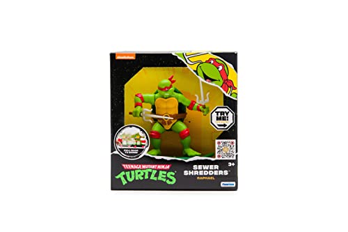 Teenage Mutant Ninja Turtles 5" Sewer Shredders, Raphael, Classic Edition, Ages 3+