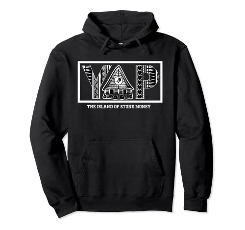 Yap Island Stone Money Micronesian Islander Pullover Hoodie