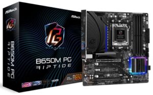 asrock b650m pg riptide amd ryzen 7000 series processors motherboard