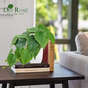 Der Rose 2 Packs Small Fake Plants Artificial Plants for Home Bedroom Aesthetic Living Room Bathroom Farmhouse Decor Indoor