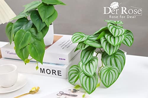 Der Rose 2 Packs Small Fake Plants Artificial Plants for Home Bedroom Aesthetic Living Room Bathroom Farmhouse Decor Indoor