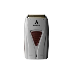 andis ts-1 17235 pro foil lithium titanium foil shaver, cord/cordless, smooth shaving cordless shaver with charger, gray