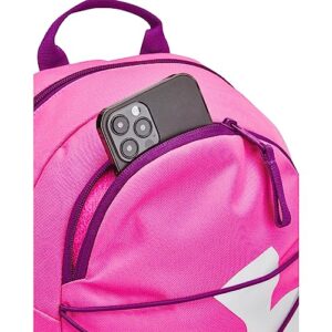 Under Armour Hustle Play Backpack, (652) Rebel Pink/Mystic Magenta/Metallic Cristal Gold, One Size Fits Most