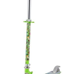 Minecraft 2 Wheel Kick Scooter for Kids - Easy & Portable Fold-N-Carry Design, Ultra-Lightweight, Comfortable & Safe, Durable & Easy to Ride, Minecraft Green