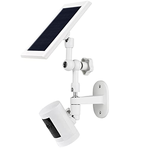 2-in-1 Wall Mount for Ring Solar Panel, Stick Up Cam Battery, Spotlight Cam Battery and Spotlight Cam Plus/Pro (Battery), Adjustable Angle to Get Maximum Sunlight for Your Ring Solar Panel