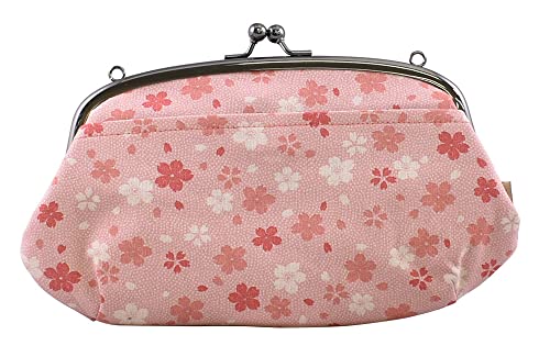 大西賢製販(Oonisikenseihan) Ken Onishi GA34-A001 2-Way Smartphone Shoulder Bag, Cherry Blossom, Pink, Size: Approx. W 10.2 x D 1.6 x H 5.5 inches (26 x 4 x 14 cm)