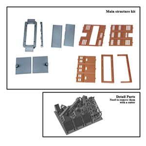 Outland Models Railroad Layout Large Factory with Inside Loading Dock 1:160 N Scale