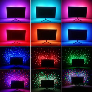 KisMee Disco Party Light Night Light 2 in 1 Flashes with Music Sound Activated Multicolor Disco Ball Rechargeable Battery Operated RBG Mini Disco Ball Entertaining Atmosphere for Car Room(4 Pack)…