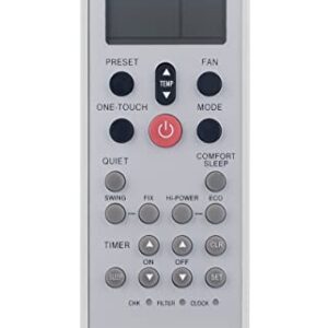 Replace A/C AC Remote Control Compatible with Toshiba Air Conditioner Remote WC-L03SE KTDZ003