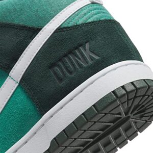 Nike Mens Dunk Hi Retro SE DJ6152 300 Athletic Club - Pro Green - Size 9.5