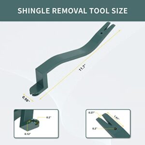 Shingle Removal Tool, Siding Tools, Roof Shingle Remover Snake Roofing Tools Nail Remover Pry Bar for Safe Roof Shingles Replacement Roofing Tools and Equipment