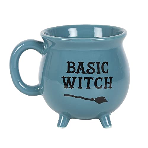 Pacific Giftware Something Different UK Cauldron Mug Basic Witch Blue Coffee Cup Wiccan Halloween