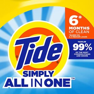 Tide Simply Liquid Laundry Detergent Refreshing Breeze, 114 loads (Packaging May Vary)