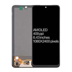 A-MIND for Xiaomi Redmi Note 10 4G/10s 4G Screen Replacement AMOLED M2101K7AI,M2101K7AG LCD Display 6.43 inch Touch Digitizer Full Assembly Repair Kits with Tools(Not for 5G)