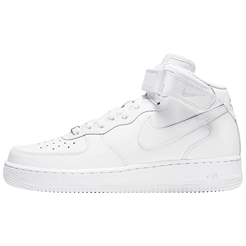 Nike Womens WMNS Air Force 1 '07 Mid DD9625 100 - Size 11.5W White/White-White