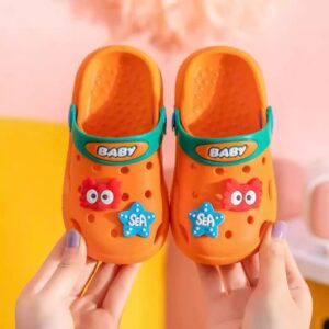 J J.N.E.L BE YOU Water Shoes for Kids, Toddler Clogs Size 7 Orange