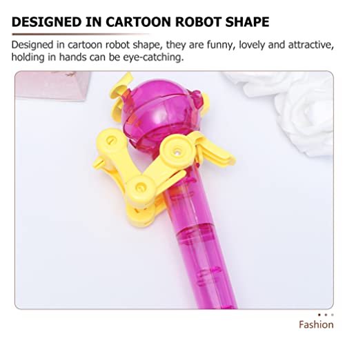 jojofuny Kids Toys Kids Toys Kids Toys Kids Toys 4Pcs Lollipop Holder Toy, Ups Lollipops Holder, Lollipop Robot, Party Favors for Kids Girls Boys Robot Toys Robot Toys Robot Toys Robot Toys