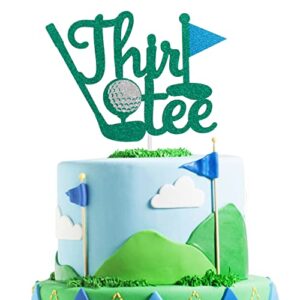 thirtee golf happy 30th birthday cake topper - golf ball player cake topper for men sports 30th birthday party supplies - golf 30th birthday party decoration for golfer fans