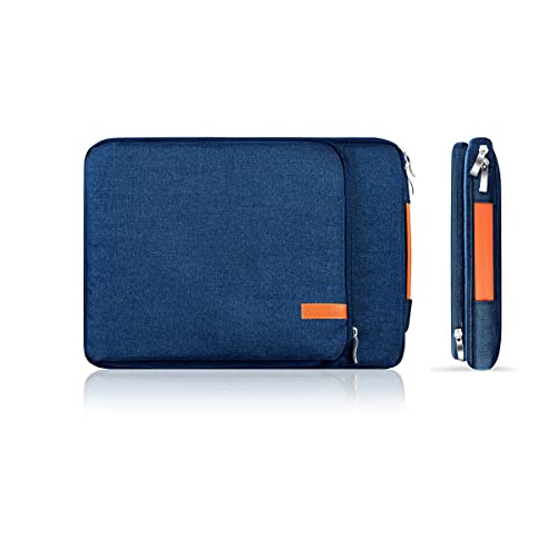 Kogzzen 15-16 Inch Laptop Sleeve Shockproof Protective Case Compatible with MacBook Pro 16/15, Surface Laptop 15, Surface Book 15, Waterproof Computer Bag Dell HP Lenovo Acer Asus - Blue