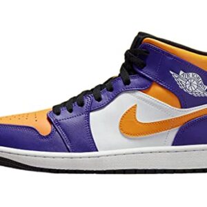 Jordan Mens Air Jordan 1 Mid DQ8426 517 Lakers - Size 8.5