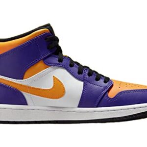 Jordan Mens Air Jordan 1 Mid DQ8426 517 Lakers - Size 8.5