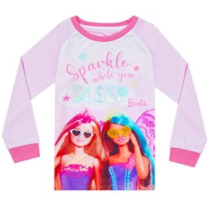 Barbie Girls' Pajamas 7 Pink