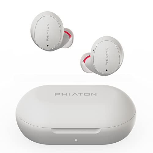 Phiaton Bonobuds Lite True Wireless Earbuds with Clear Voice by Intelligo and Ambient Mode | Bluetooth Earphones with 11 Hour Playtime