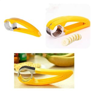 RUITASA Banana Slicer, 2PCS Banana Slicer Kitchen Gadget, Banana Slicer Cutter For banana, Sausage, Strawberry