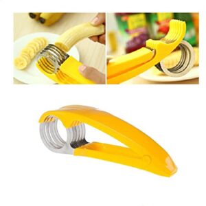 RUITASA Banana Slicer, 2PCS Banana Slicer Kitchen Gadget, Banana Slicer Cutter For banana, Sausage, Strawberry