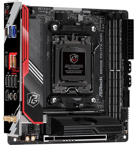 ASRock B650E PG-ITX WiFi AMD Ryzen 7000 Series CPU Compatible (Soket AM5) B650 Mini-ITX Motherboard