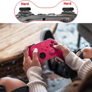 8 Pieces Precision Rings Compatible with PS4/PS5/Xbox One/Xbox Series X S/Switch PRO Controller Thumbstick Adjustment Aim Assist Target Motion Rings Silicone Easy Hard Strength