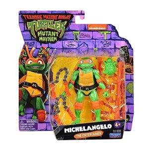 Teenage Mutant Ninja Turtles: Mutant Mayhem 4.25” Michelangelo Basic Action Figure by Playmates Toys