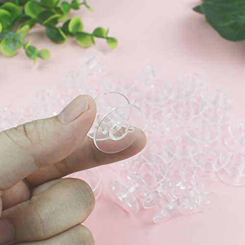 50 Pack Clear Plastic Sewing Machine Bobbins Class 15 Sewing Bobbins Compatible for Brother Singer Janome Kenmore Machines Style SA156 Transparent Bobbins Spools Embroidery Bobbins Sewing Accessories