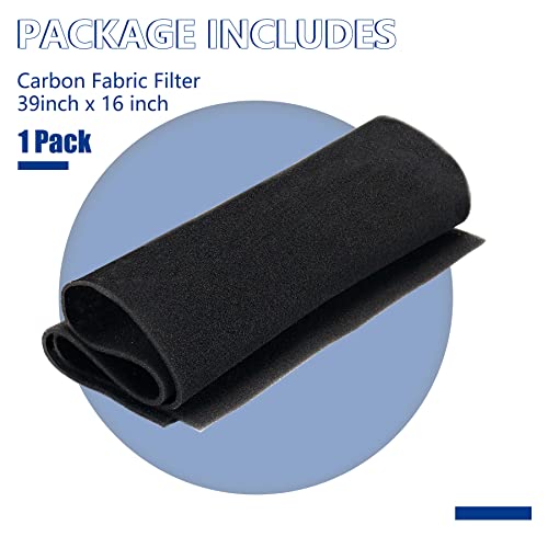 Wintcomfort Cut to Fit Foam Pad Pre Filter, Air Purifiers Filter Replacement, Compatible with Most Air Conditioner, Trash Cans, Dehumidifier, 39 x 16 inch, 1 Pack