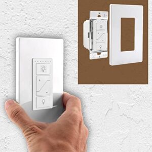 Humpptom Light Switch, Dimmer Switch with Wireless Remote Control, Single Pole Smart Switch Support 2.4G&5G Compatible with Alexa