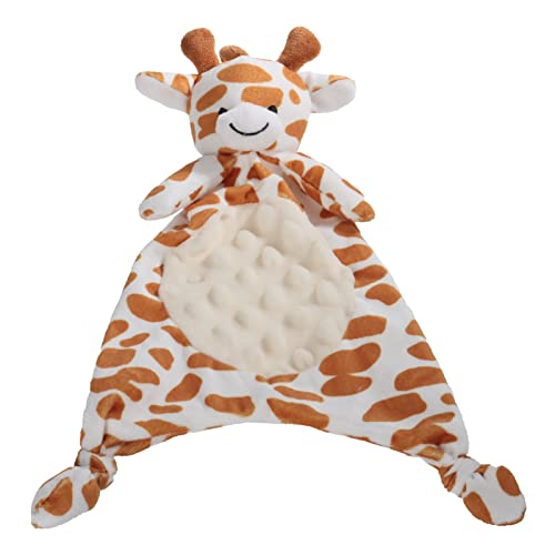 Apricot Lamb Stuffed Animals Security Blanket Giraffe Infant Nursery Character Blanket Luxury Snuggler Plush 12 Inches