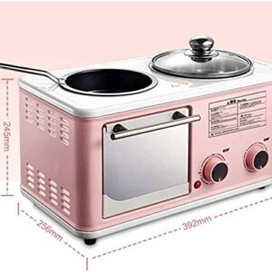 3 in 1 Mini Breakfast Machine Small Electric Oven Electric Breakfast Machine Mini Toaster Baking Oven Omelette Boiler Food Steamer