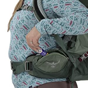 Osprey Aura AG LT 50L Women's Backpacking Backpack, Koseret/Darjeeling Spring Green, WXS/S