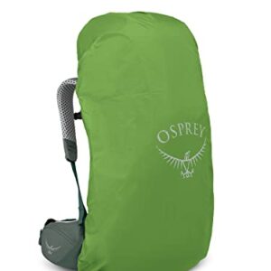 Osprey Aura AG LT 50L Women's Backpacking Backpack, Koseret/Darjeeling Spring Green, WXS/S