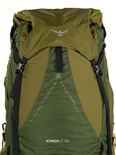 Osprey Atmos AG LT 50L Men's Backpacking Backpack, Night Shift/Scoria Blue, S/M