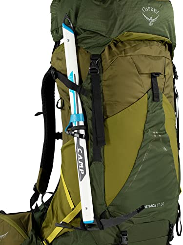 Osprey Atmos AG LT 50L Men's Backpacking Backpack, Night Shift/Scoria Blue, S/M