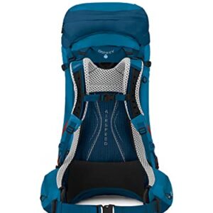 Osprey Atmos AG LT 50L Men's Backpacking Backpack, Night Shift/Scoria Blue, S/M