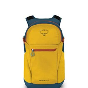 Osprey Daylite Plus Everyday Backpack, Dazzle Yellow/Venturi Blue, One Size