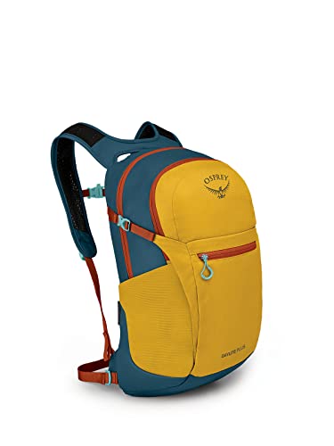 Osprey Daylite Plus Everyday Backpack, Dazzle Yellow/Venturi Blue, One Size