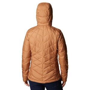 Columbia Women's Heavenly Hooded Jacket, Camel Brown, Large