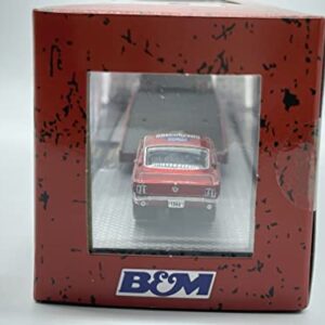 M2 Machines Auto-Haulers 1970 Ford C600 Truck & 1966 Mustang Gasser 1:64 Scale R44 21-01 Metallic Red by M2 Collectible 1 of 7250