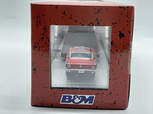 M2 Machines Auto-Haulers 1970 Ford C600 Truck & 1966 Mustang Gasser 1:64 Scale R44 21-01 Metallic Red by M2 Collectible 1 of 7250