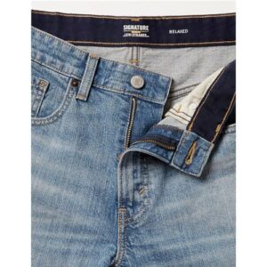 Signature by Levi Strauss & Co. Gold Label Men's Relaxed Fit Flex Jeans, (New) Hazy Horizon-Stretch Waistband, 36Wx30L