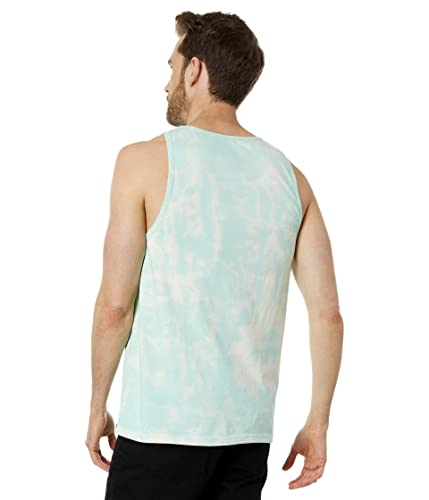 Volcom Men's Regular Iconic Stone Tie Dye Tank, Ice, Small