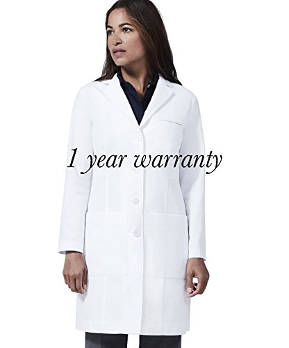 Estie Classic Fit Women's Lab Coat-White-22